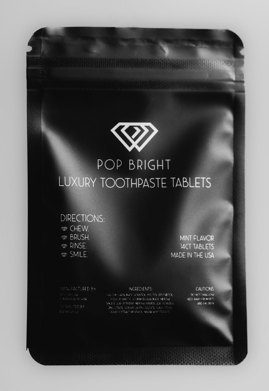 Buy Luxury Toothpaste Tablets | Fluoride-Free Toothpaste – Pop Bright